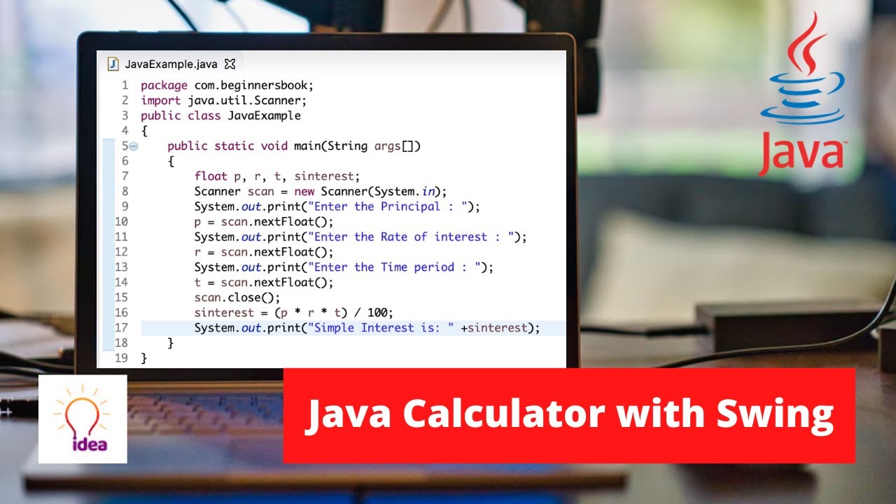 Java Calculator with Swing | Java Project
