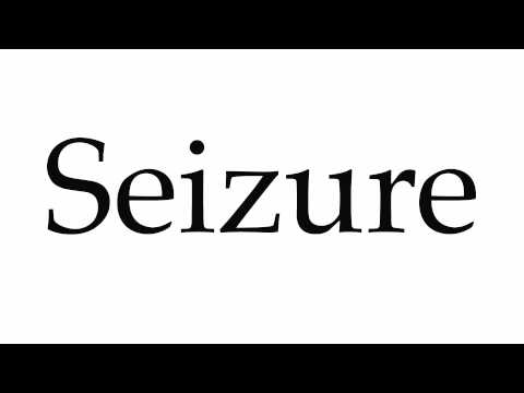 How to Pronounce Seizure