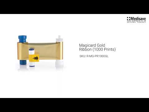 Magicard Gold Ribbon 1000 Prints R MG PR1000GL