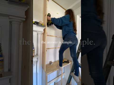 THE TRUTH ABOUT HOW I REALLY BUILT MY LIVING ROOM BUILT-INS! #diy #howto #homedecor
