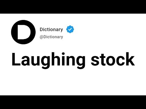 Laughing stock Meaning In English