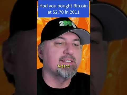 $2.70 Bitcoin in 2011 😮 #btc