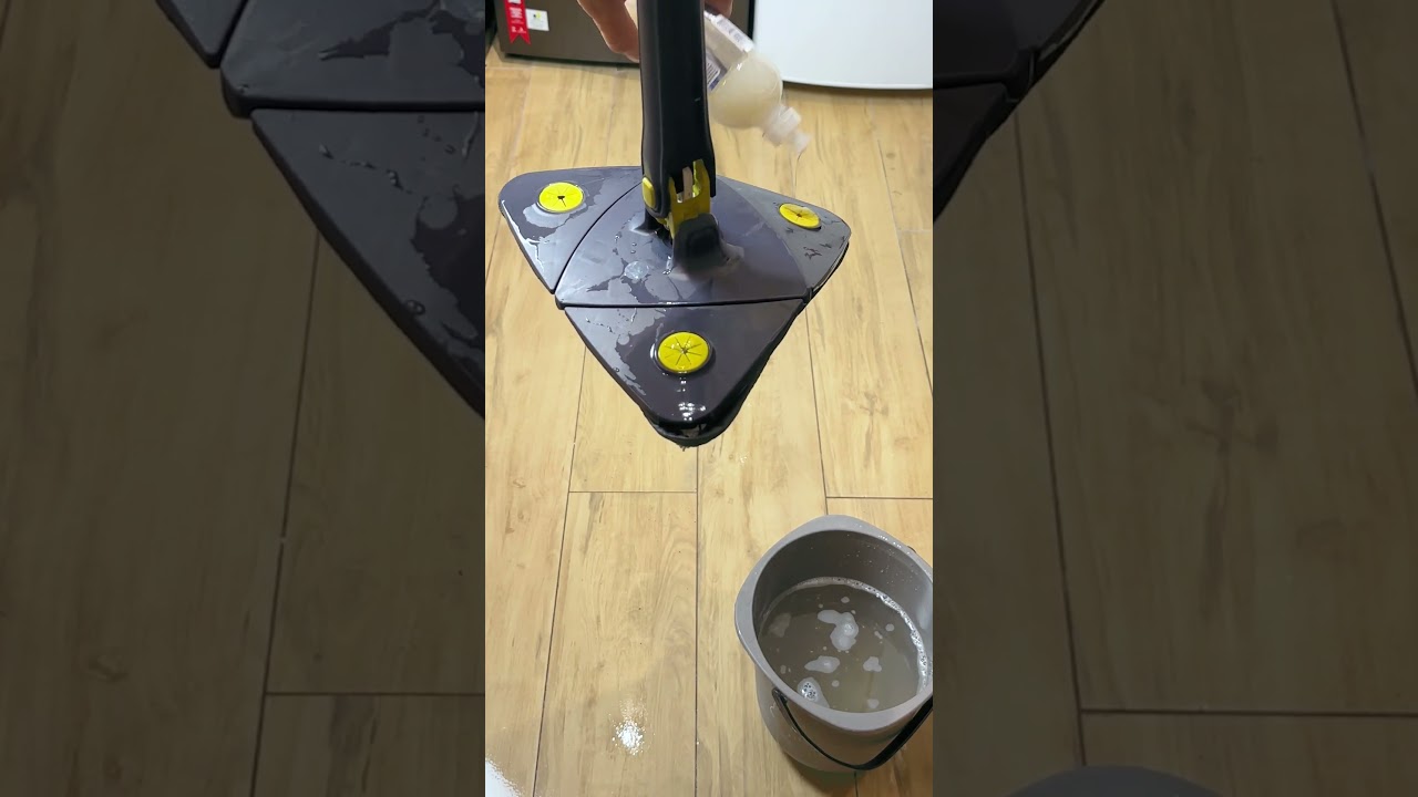 Comprei o mop triangular sucesso da internet 😍 #mop