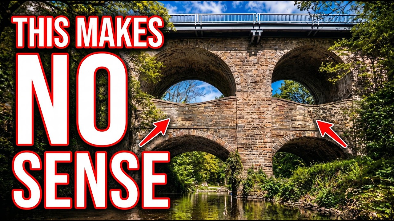 The Mysterious Arches Built Into This Stone Bridge