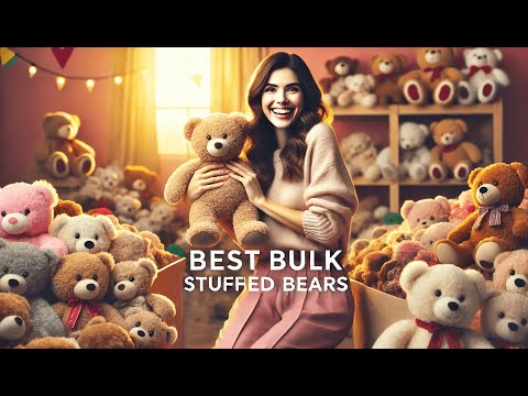 ๐ป HyDren 24 Pcs Bear Stuffed Animals Bulk Cute Bear Plush Doll | Best Bulk Stuffed Bears ๐ป