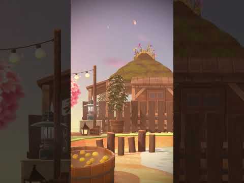 I finished the beaches on my Japanese inspired island 🏝 | Animal Crossing: New Horizons #shorts