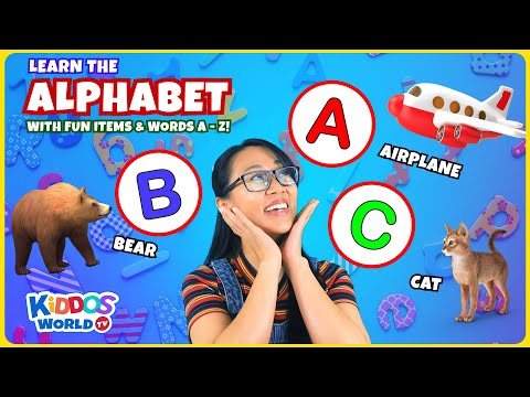 Learn ABC Items & Words from A-Z with Miss V – Fun Alphabet Learning - Educational Video for Kiddos