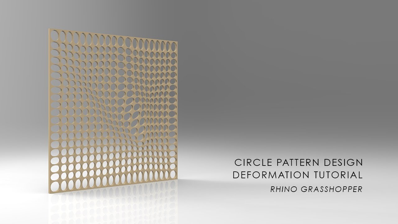 Circle Pattern Design_Deformation Rhino Grasshopper Tutorial