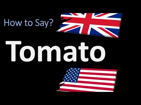 How to Pronounce Tomato? | British VS American Pronunciation