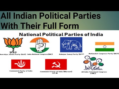 All Indian Political Parties With Their Full Form ( Part 1)