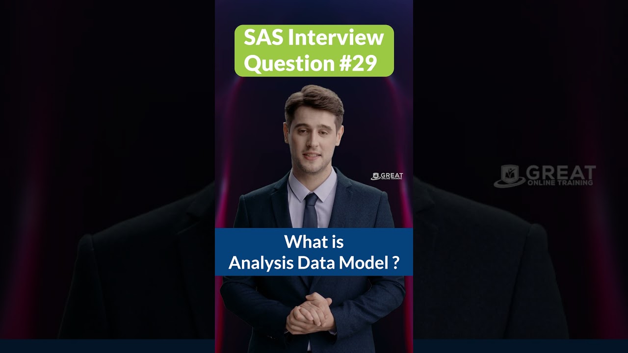 What is ADaM ? | SAS Interview Questions - 29