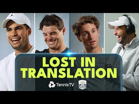 Goats, Carrots & Shiny Legs: Translation Prank on ATP Tennis Pros! π