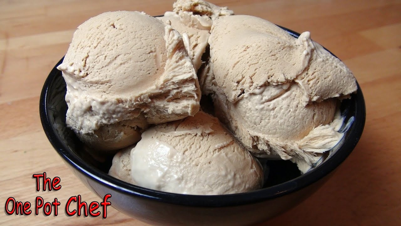 Super Simple Coffee Ice Cream | One Pot Chef
