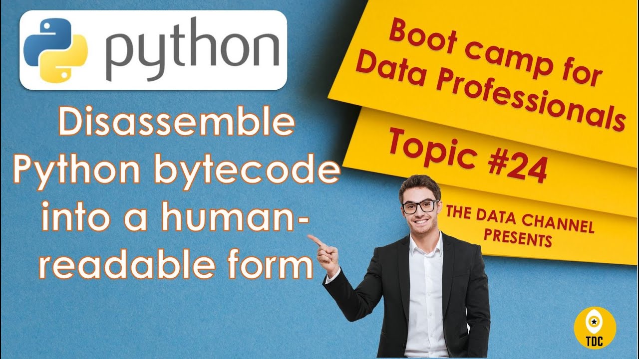 Disassemble Python bytecode into a human-readable form  | Topic #24