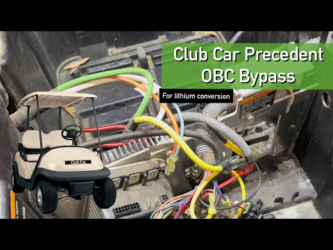 Club Car Precedent OBC Removal (2004 ~ 2009)
