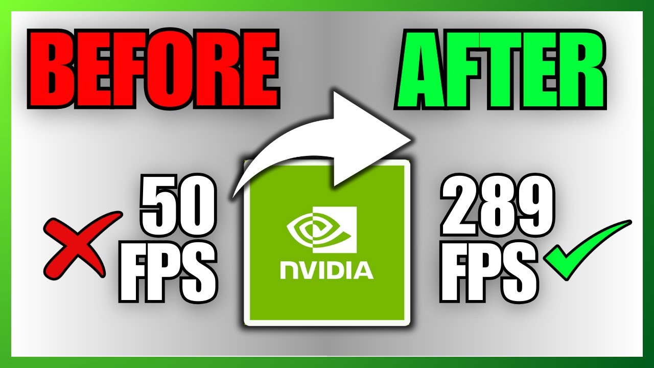 How To Fix NVIDIA FPS Drop & Performance Issues