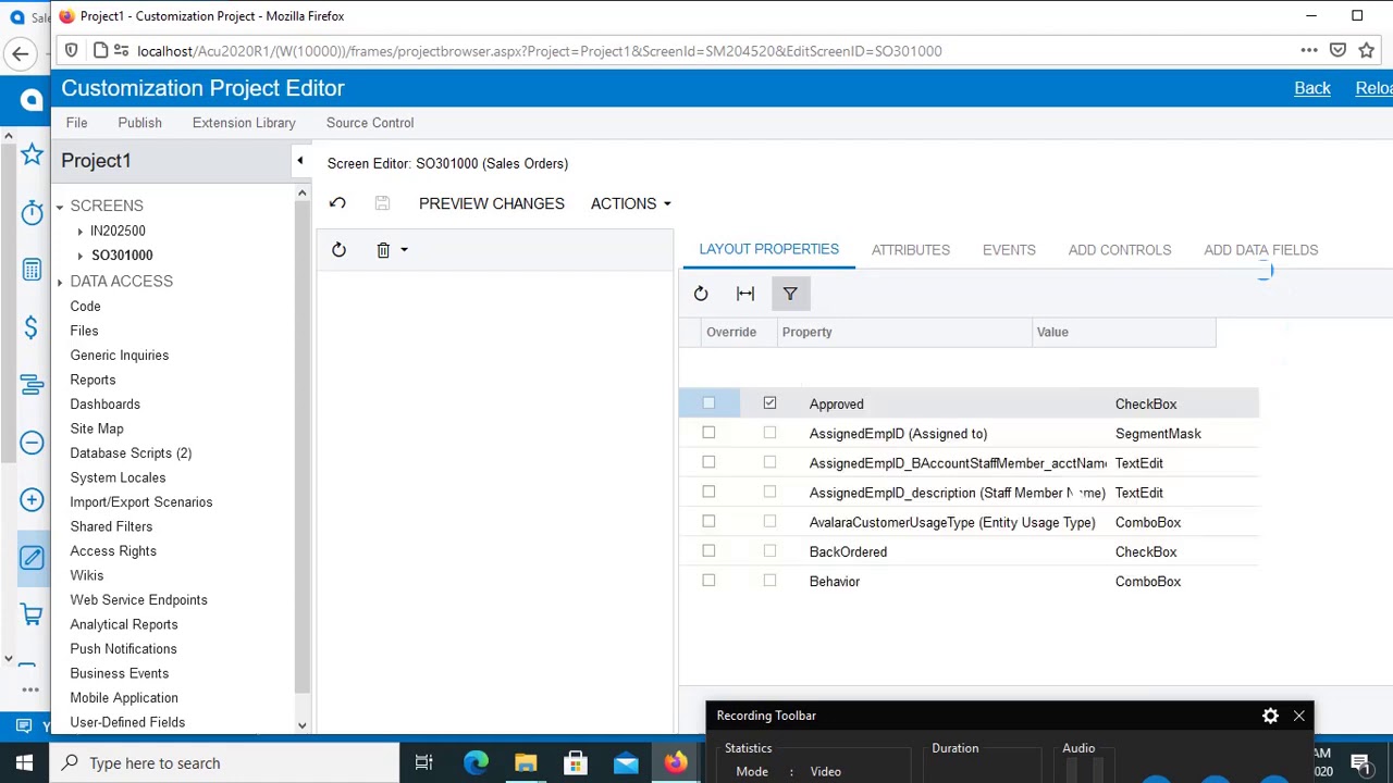 #Acumatica Tutorial Part 2 How to add new field