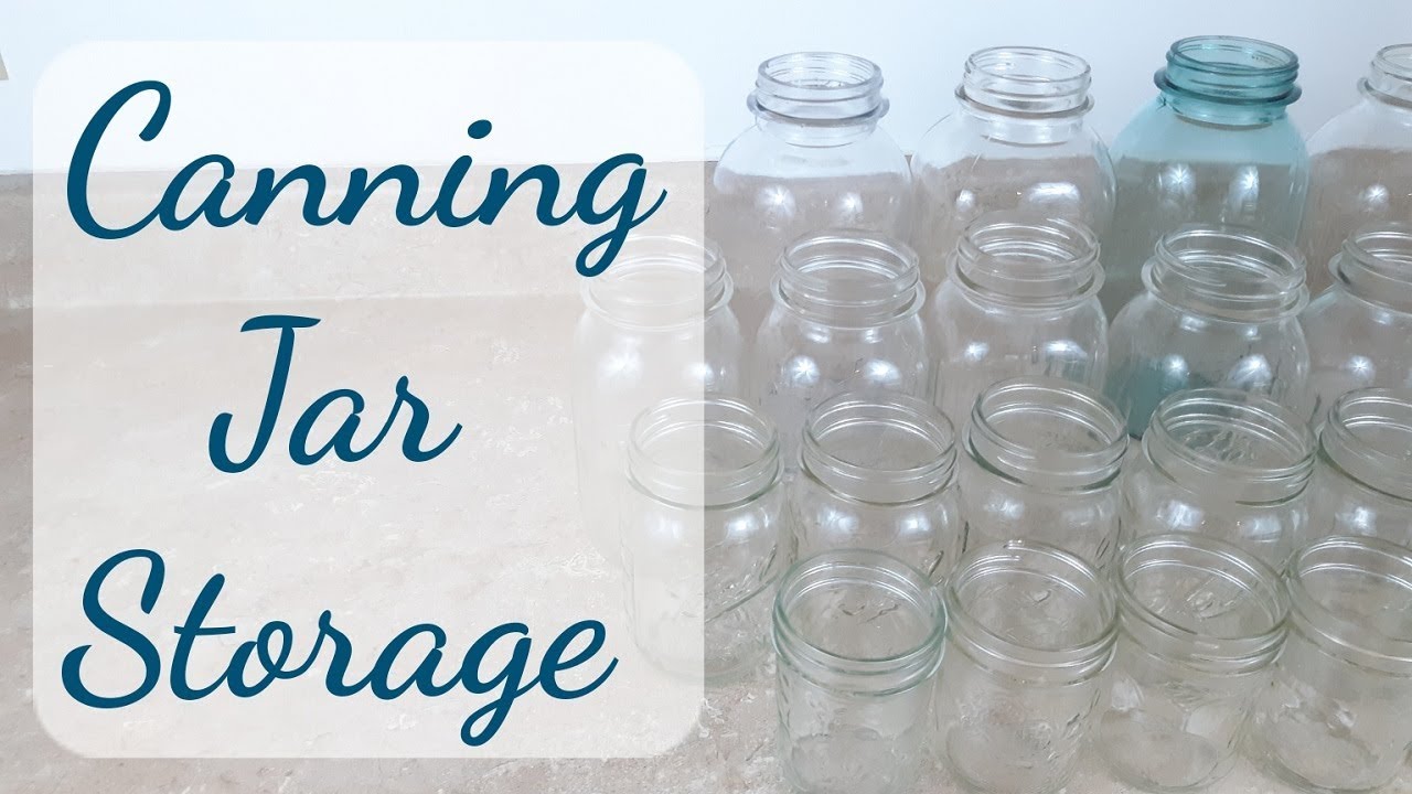 Canning Jar Storage ~ My Quaint Cottage
