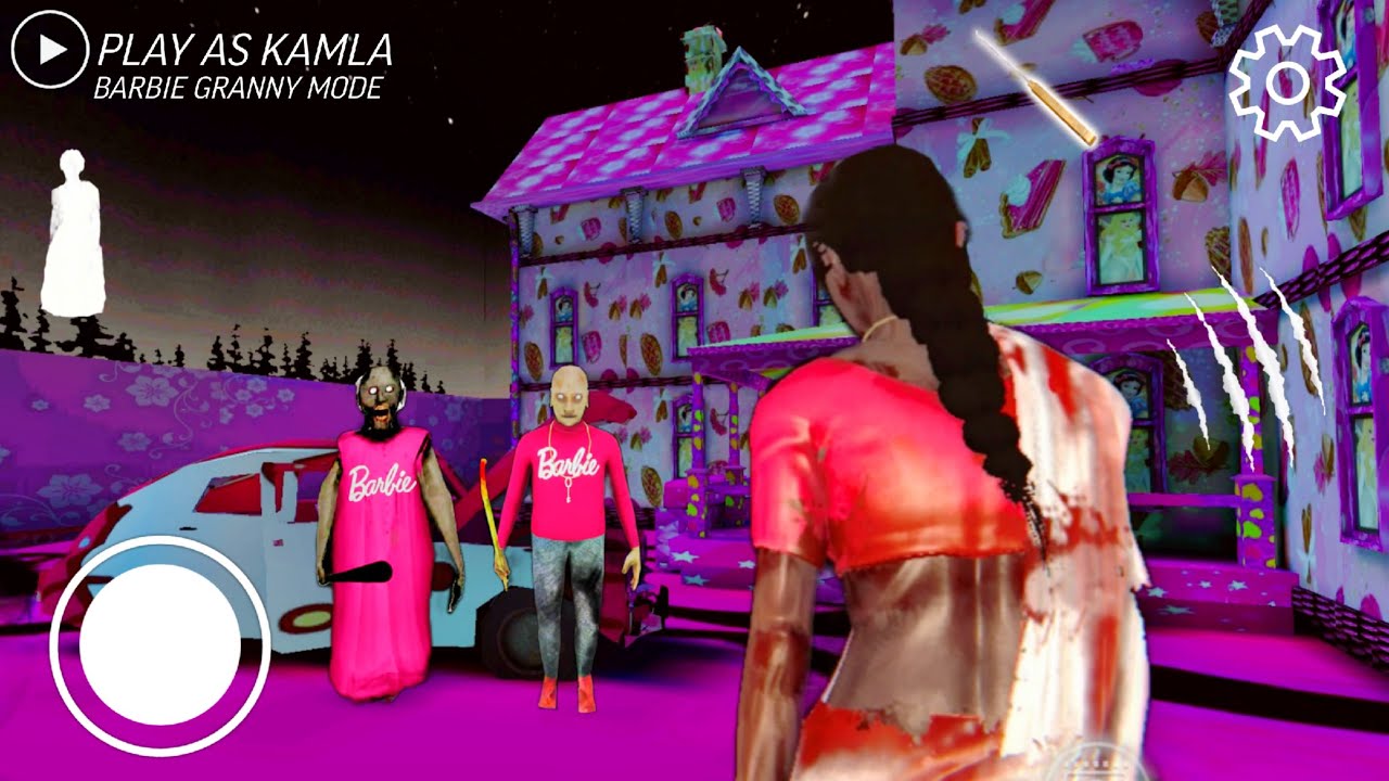 PLAYING AS KAMLA IN BARBIE GRANNY || KAMLA FOUND A SECRET FIRE ESCAPE 