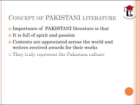 Who introduced Pakistani Literature? Characteristics Themes explained in Urdu #LiteratureInformation