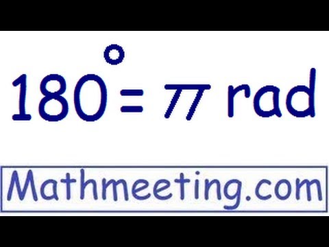 Converting radians and degrees