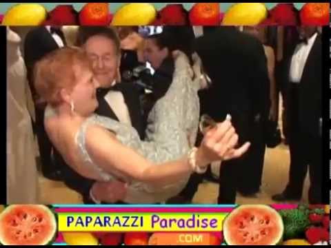 Show-off! Eighty-six-year-old JACK LaLANNE lifts wife at Thalians Ball