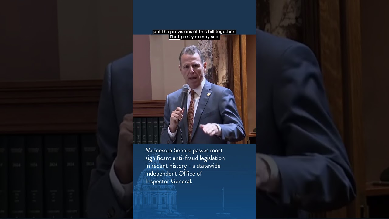 Senator Frentz urges a 'Yes' vote to create an Office of Inspector General and tackle fraud