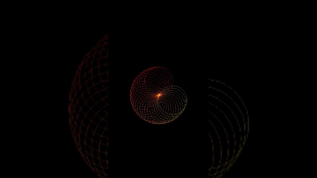 Python Turtle Magic: Colorful Circle Spiral Animation!#pythonprogramming   #shorts #coding