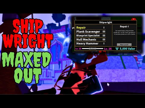 Shipwright Maxed Functions FULL Showcase + Sea Event Valors - Blox Fruits