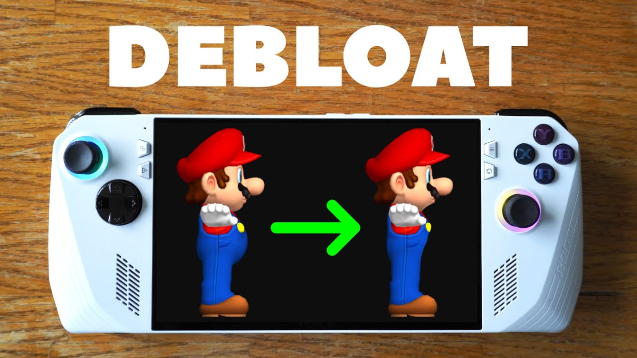 Debloat ASUS ROG Ally to Optimize Performance!