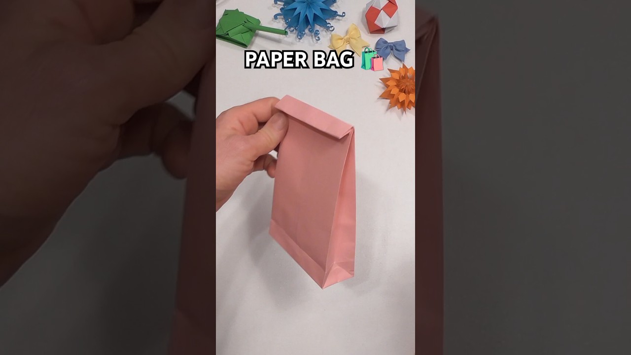 INCL ART DIY CUTE GIFT BAG | HOW TO MAKE PAPER BAG STEP BY STEP