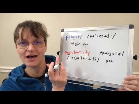 How to Pronounce Popular, Popularity and Polarity