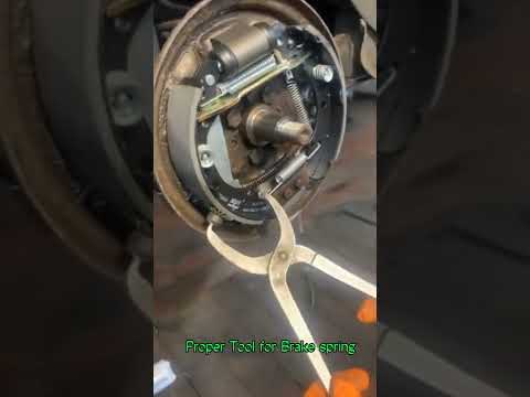 PROPER TOOL FOR BRAKE SPRING
