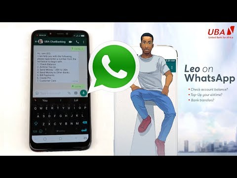 How To Use UBA Chat Banking AI On WhatsApp - Meet Leo!
