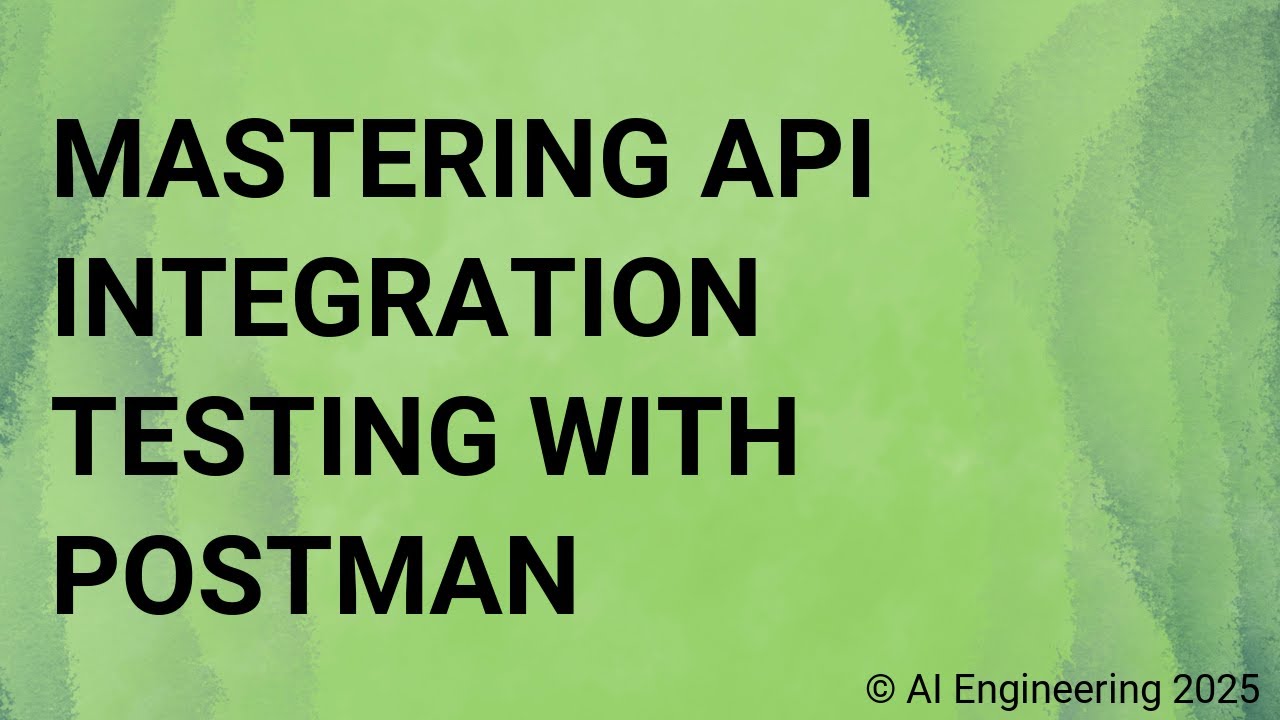 Mastering API Integration Testing with Postman