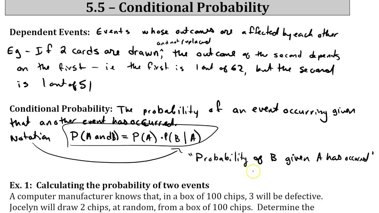 5 5   conditional probability 1