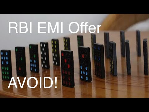 RBI EMI moratorium offer: AVOID as much as possible!