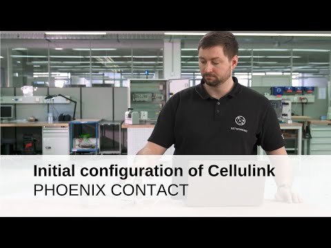 Initial configuration of Cellulink in the web interface