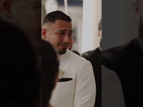 Groom Reaction Wedding Moments
