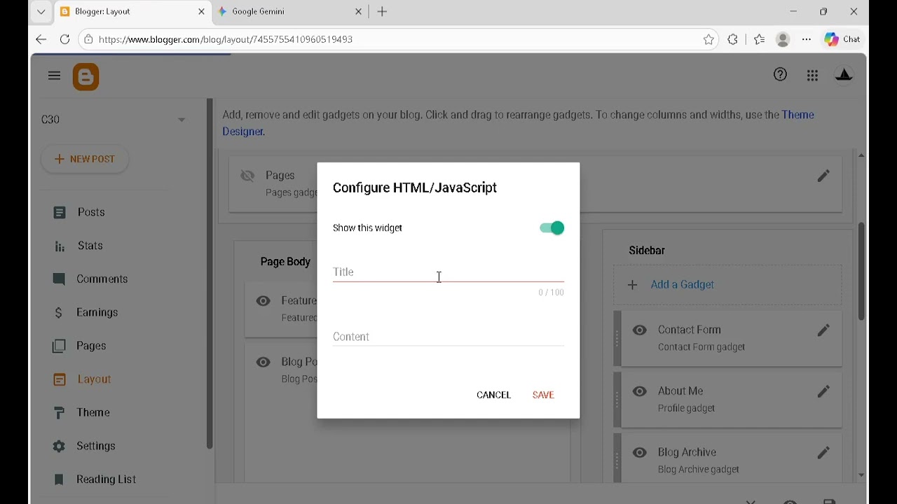 How to Add a Login System in Blogger Website