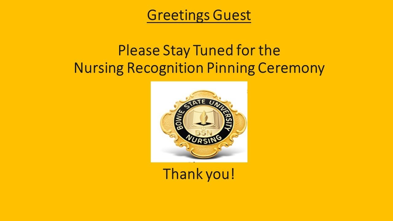 Department of Nursing Pinning Ceremony