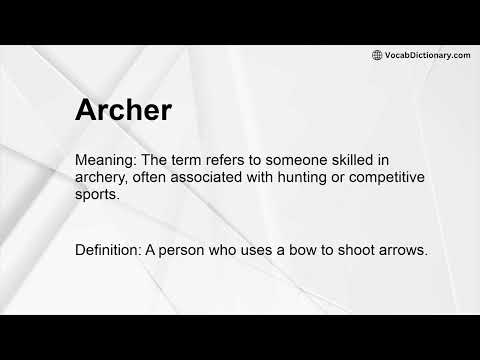 Archer Meaning