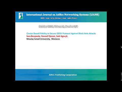 International Journal on AdHoc Networking Systems (IJANS)