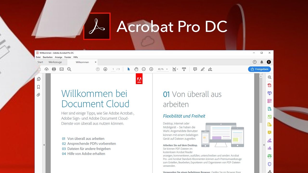 The Big Adobe Acrobat Pro DC (Tutorial) Everything for your PDF editing