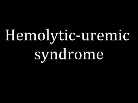 How to pronounce Hemolytic-uremic syndrome