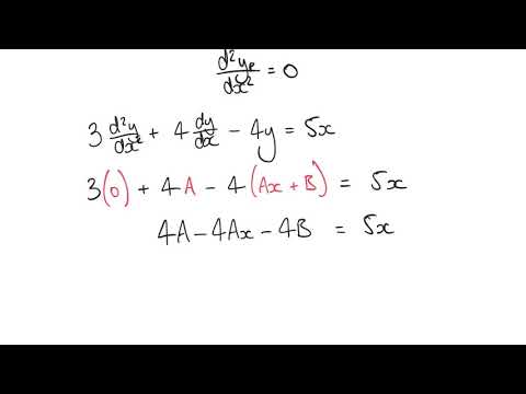 Solving Non-Homogenous Second Order Differential Equations