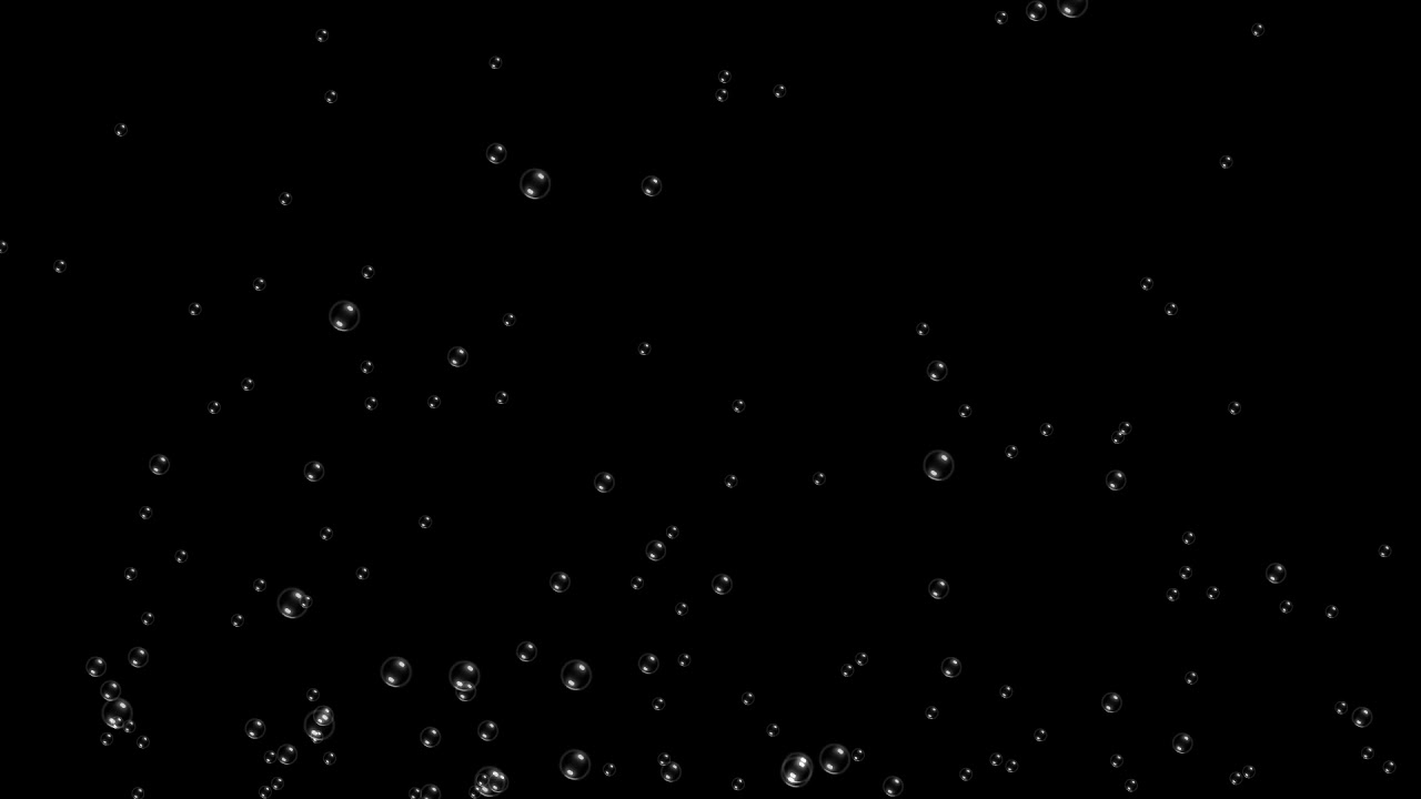 water bubbles transparent background videos