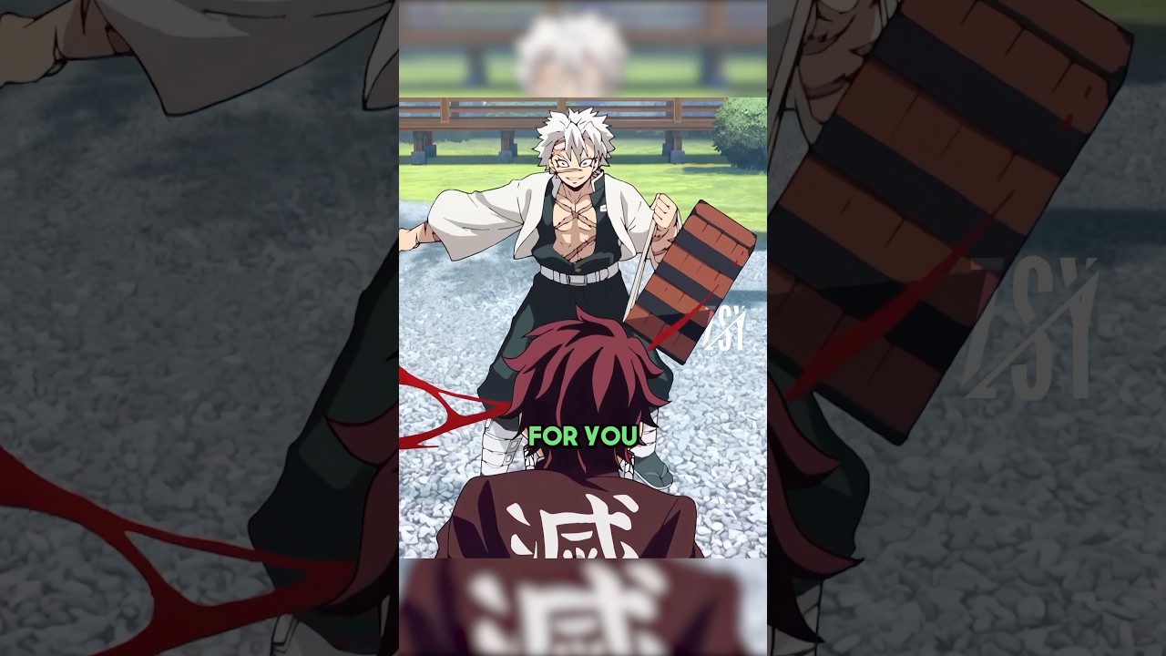 Remember that time Tanjiro headbutt a Hashira 🤯