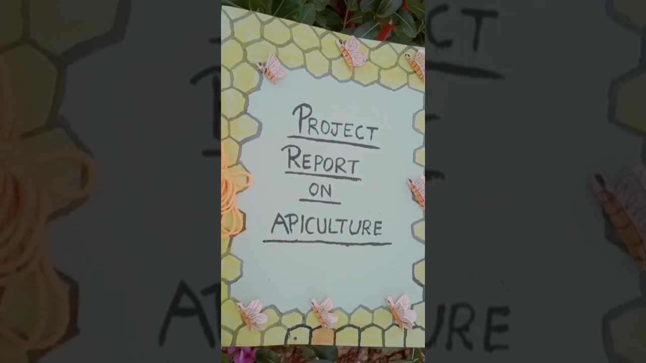 project report on apiculture 🐝#collegeproject