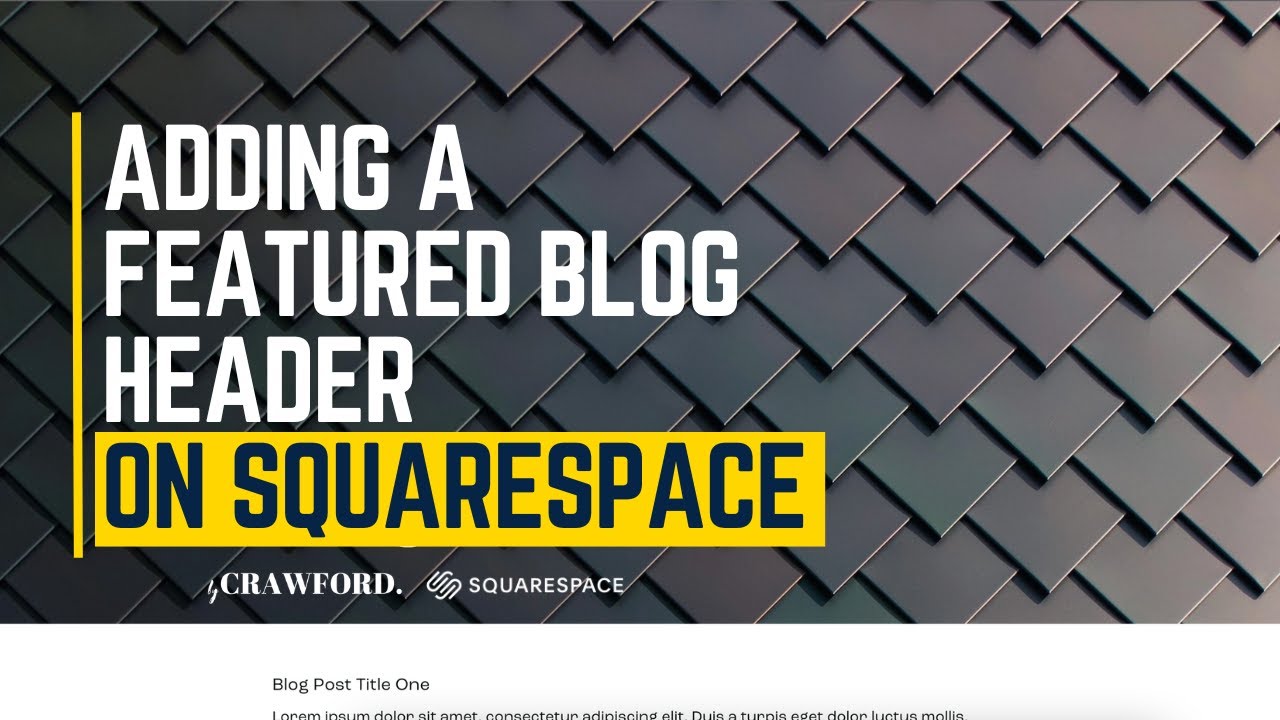 Create a ‘Featured’ Blog Header [Pseudo Header Trick]